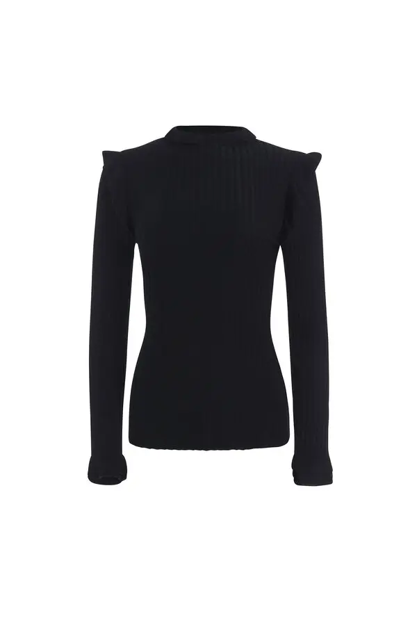 MARIE OLIVER Tinley Turtleneck - Black