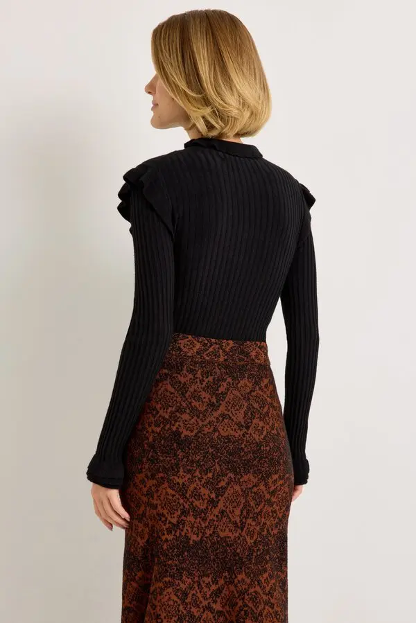 MARIE OLIVER Tinley Turtleneck - Black