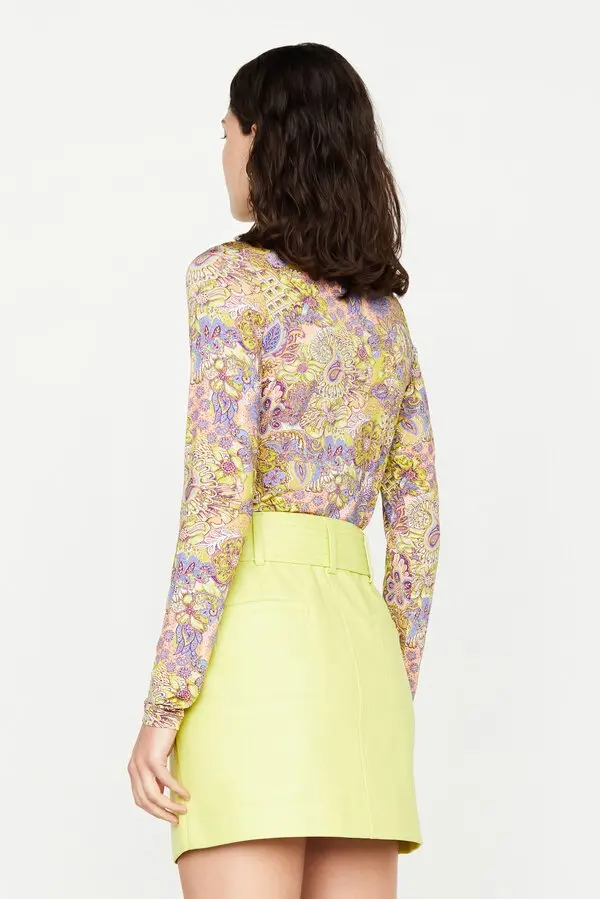 MARIE OLIVER Eloise Printed Top - Meadow