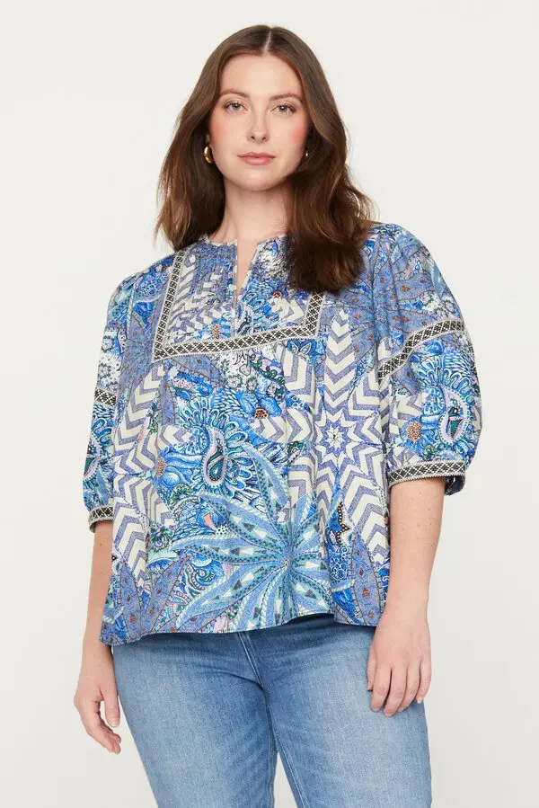 MARIE OLIVER Adina Printed Top