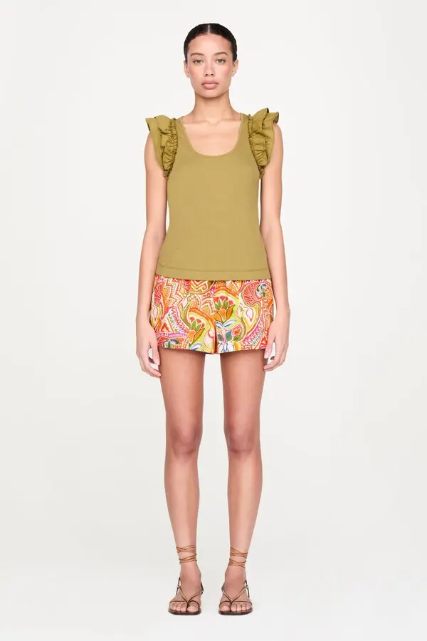 MARIE OLIVER Anna Top - Moss