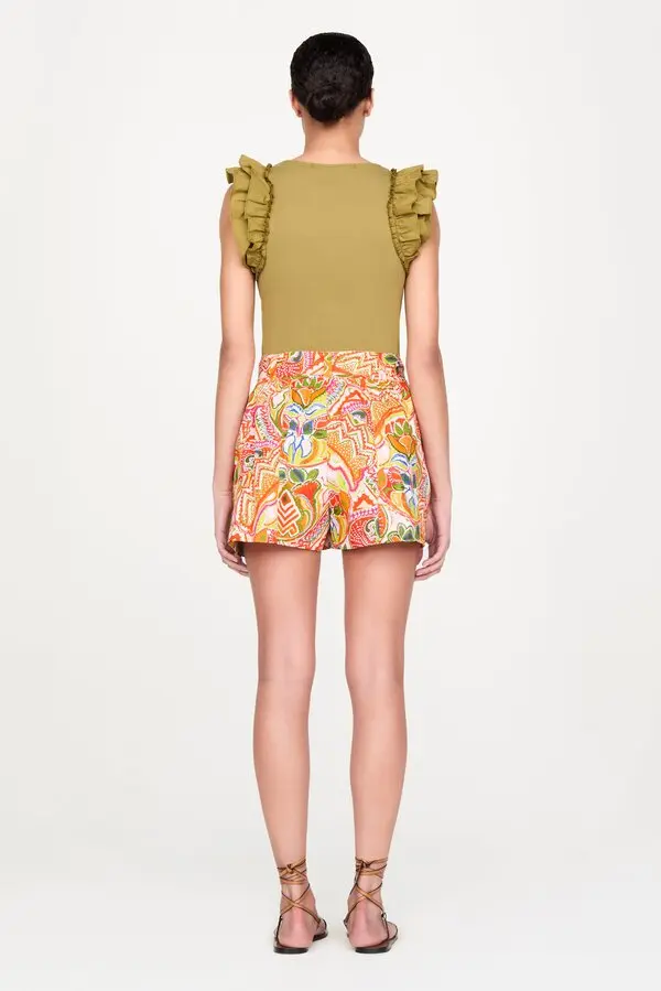 MARIE OLIVER Anna Top - Moss