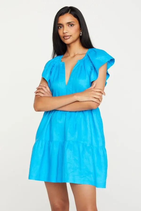 MARIE OLIVER Kara Dress - Bondi Blue
