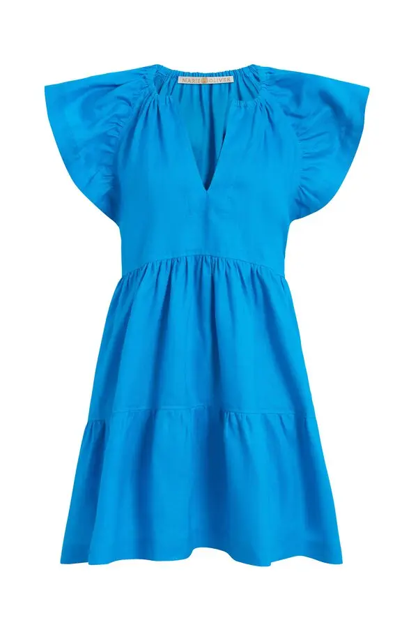 MARIE OLIVER Kara Dress - Bondi Blue