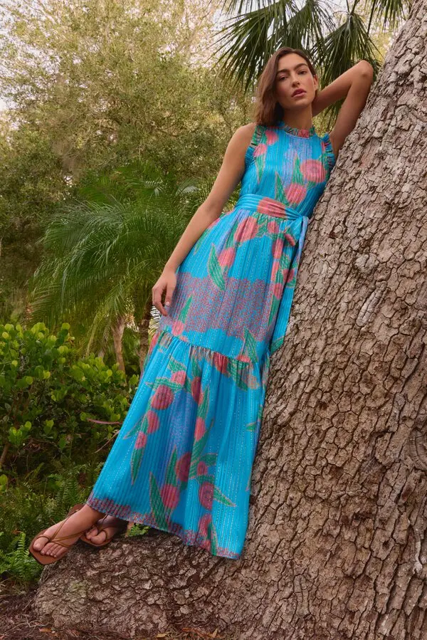 MARIE OLIVER Alice Dress - Peacock