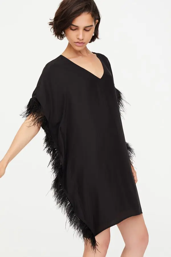 MARIE OLIVER Maura Feather Dress