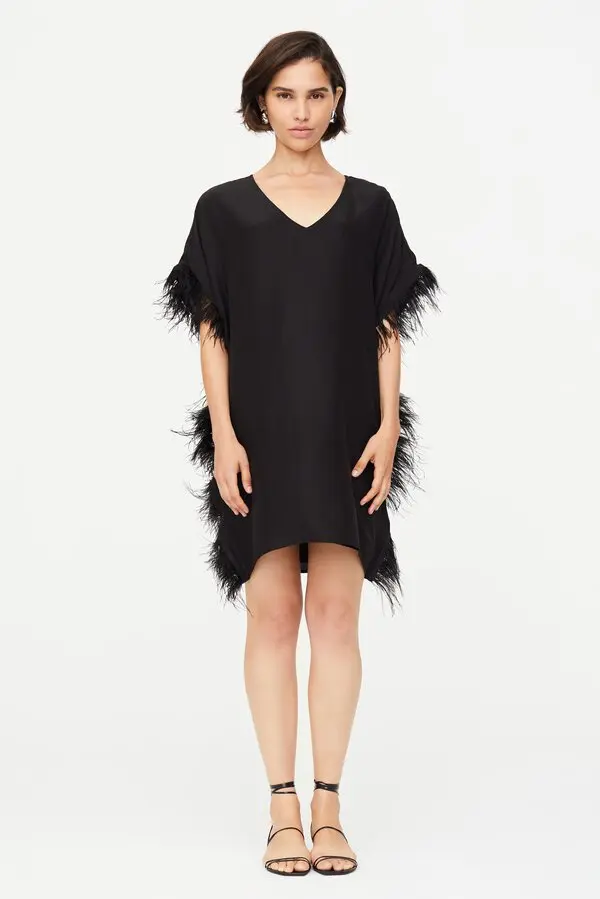 MARIE OLIVER Maura Feather Dress