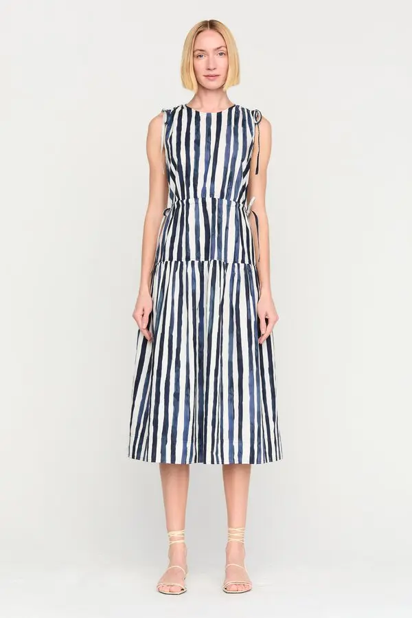 MARIE OLIVER Elenora Striped Dress - Blazer