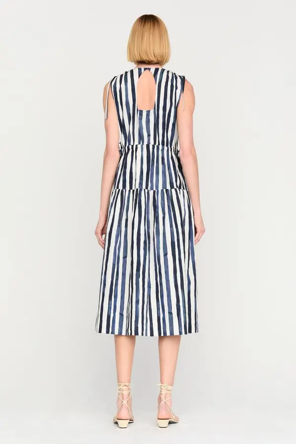 MARIE OLIVER Elenora Striped Dress - Blazer