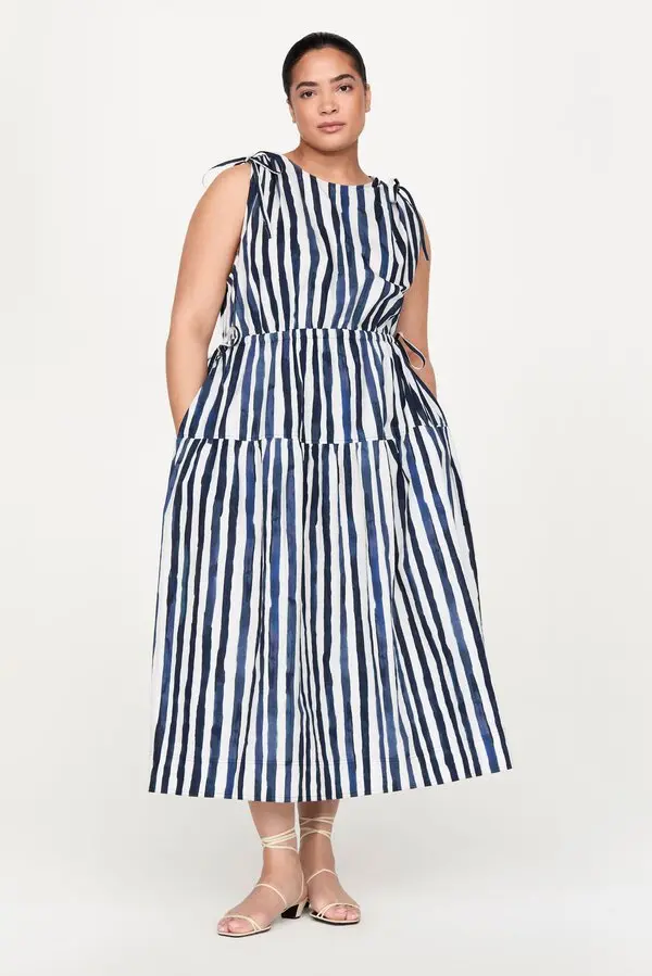 MARIE OLIVER Elenora Striped Dress - Blazer