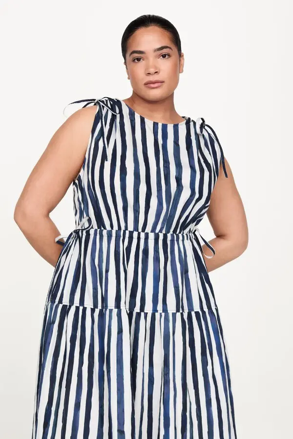 MARIE OLIVER Elenora Striped Dress - Blazer