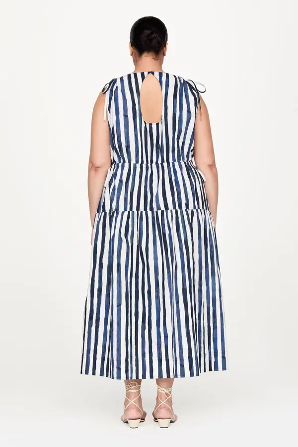 MARIE OLIVER Elenora Striped Dress - Blazer