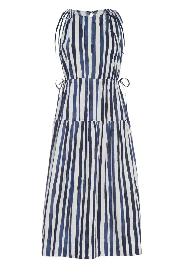 MARIE OLIVER Elenora Striped Dress - Blazer