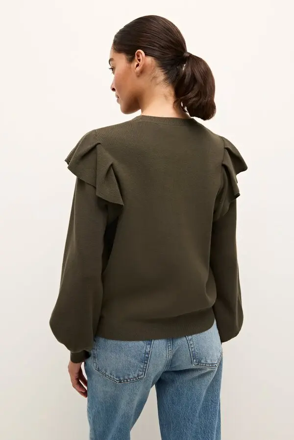 MARIE OLIVER Remi Popover - Juniper Green