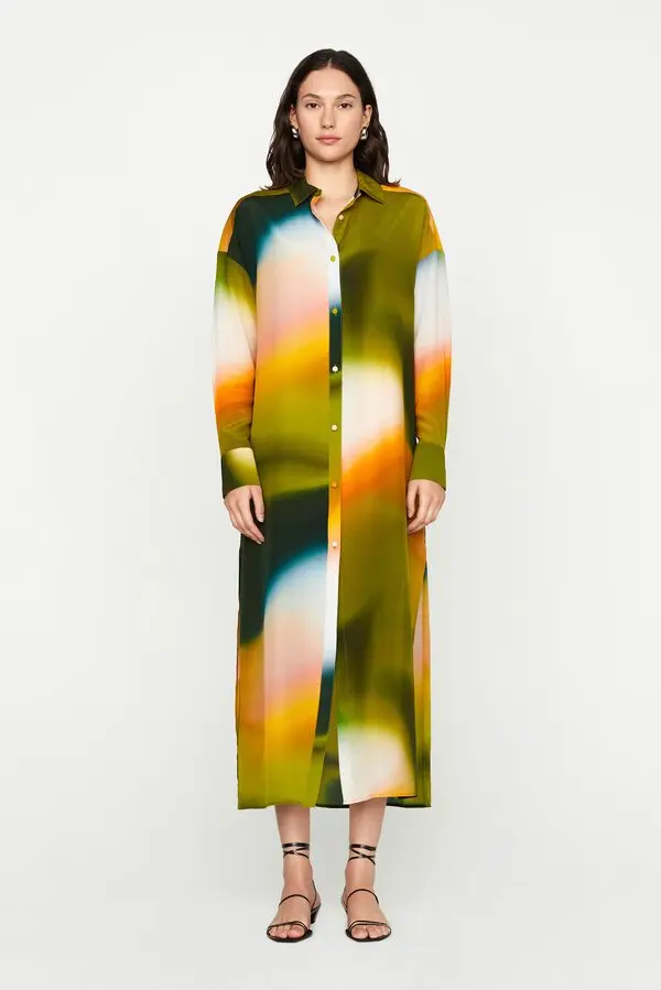 MARIE OLIVER Marnie Printed Shirt Dress