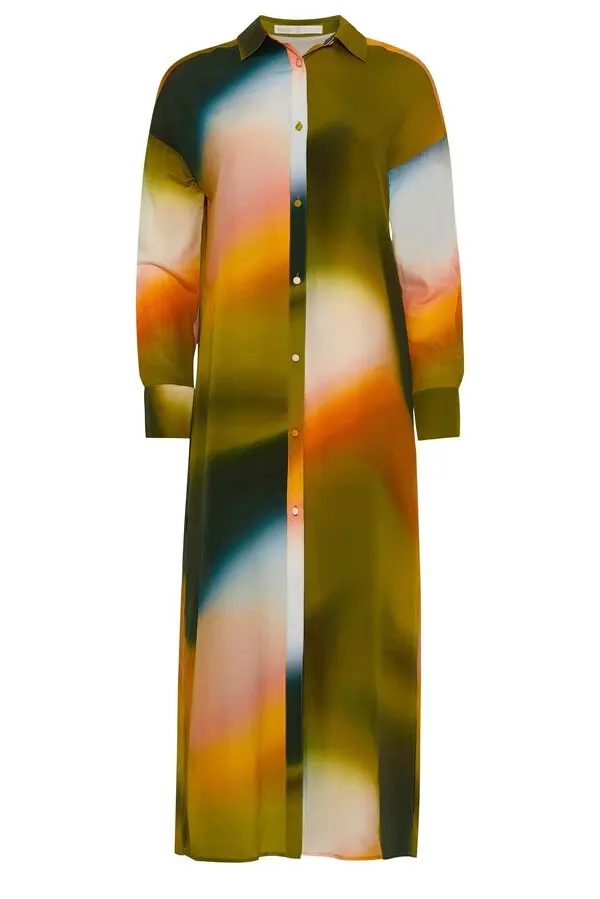 MARIE OLIVER Marnie Printed Shirt Dress