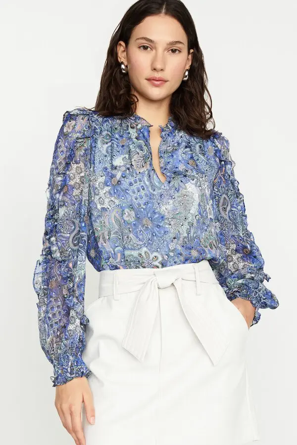 MARIE OLIVER Hadley Blouse - Breeze