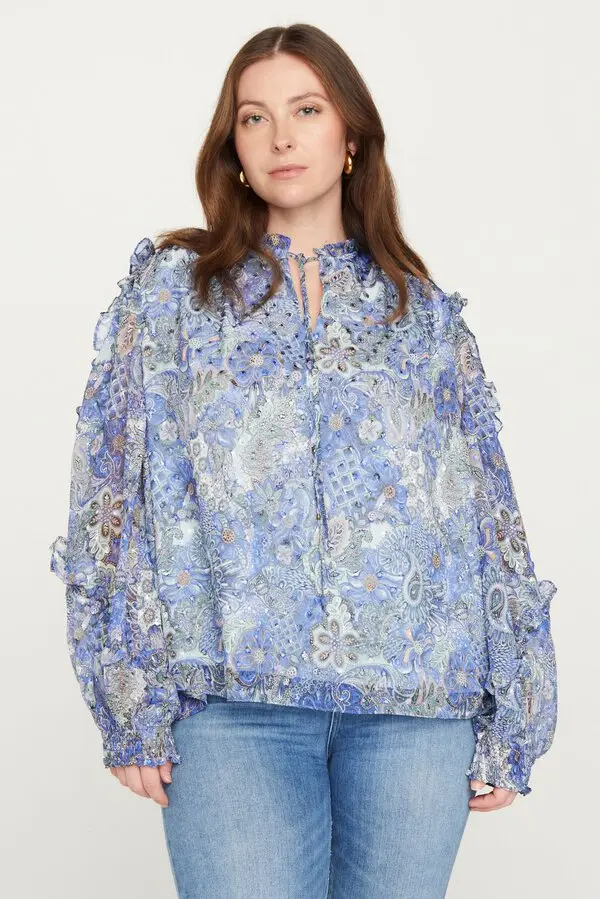 MARIE OLIVER Hadley Blouse - Breeze