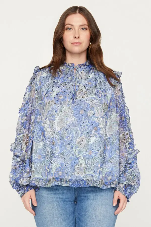 MARIE OLIVER Hadley Blouse - Breeze