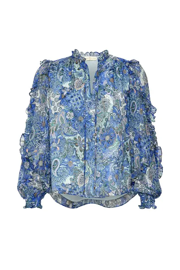 MARIE OLIVER Hadley Blouse - Breeze