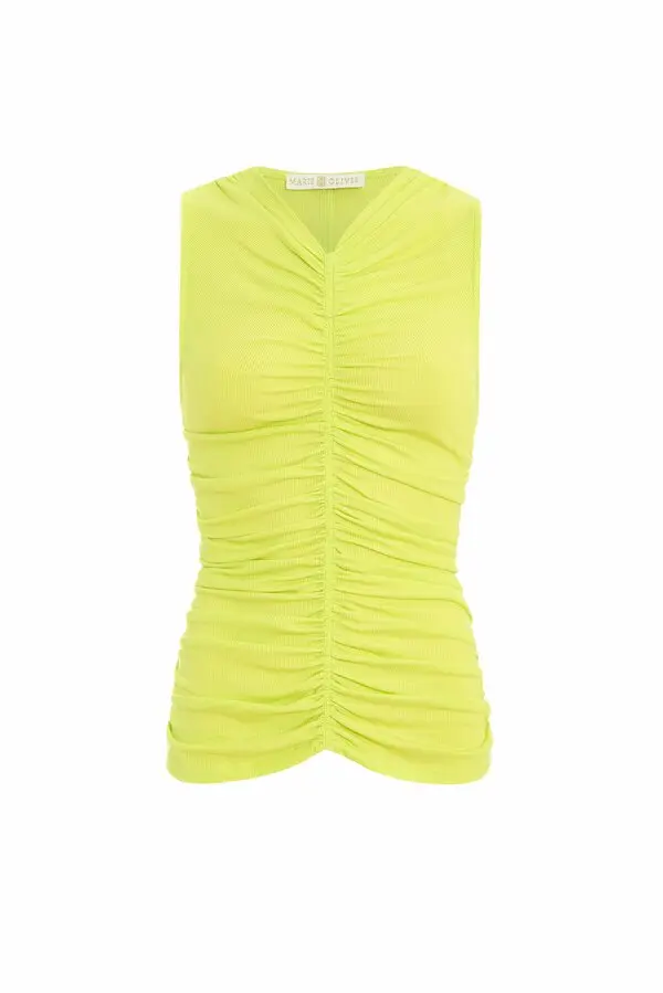 MARIE OLIVER Meliah Top - Citron