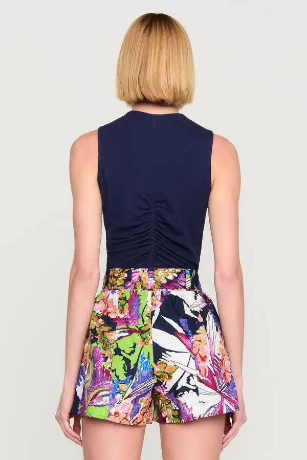 MARIE OLIVER Meliah Ruched V-neck Tank