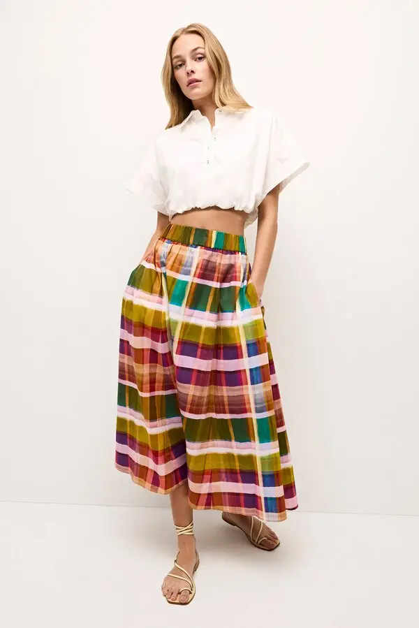 MARIE OLIVER Sasha Skirt - Madras