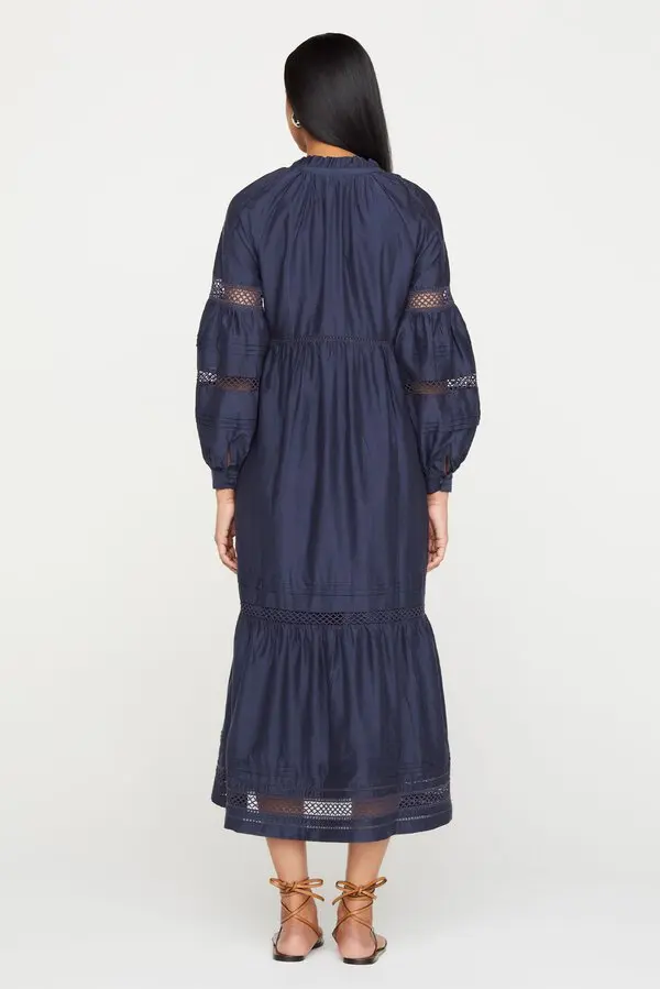 MARIE OLIVER Hanna Maxi Dress With Braided Trim