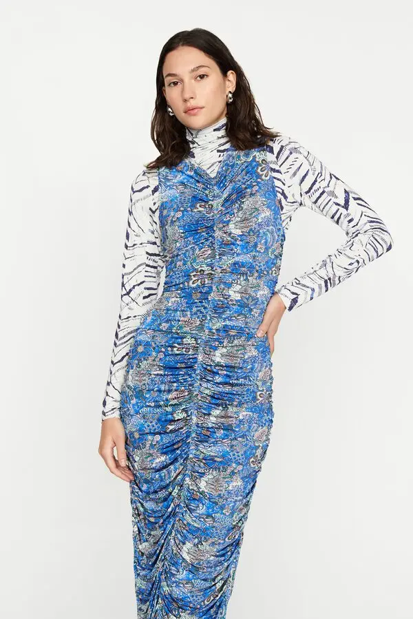 MARIE OLIVER Roxie Ruched Dress - Breeze