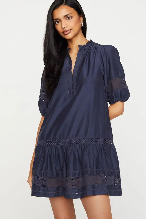 MARIE OLIVER Ruby Mini Dress - Midnight Ink