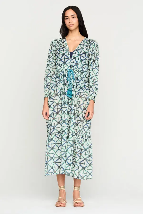 MARIE OLIVER Alanis Dress - Aqua Dye
