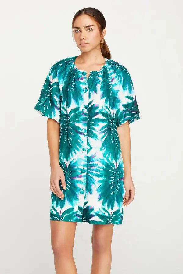 MARIE OLIVER Huxley Mini Dress - Monstera