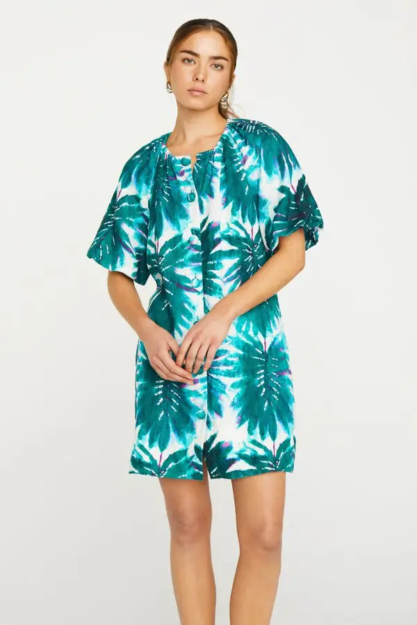 MARIE OLIVER Huxley Mini Dress - Monstera