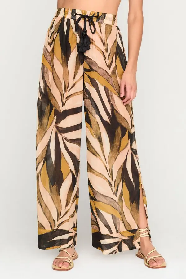 MARIE OLIVER Ariel Palazzo Pants - Tropical Sand