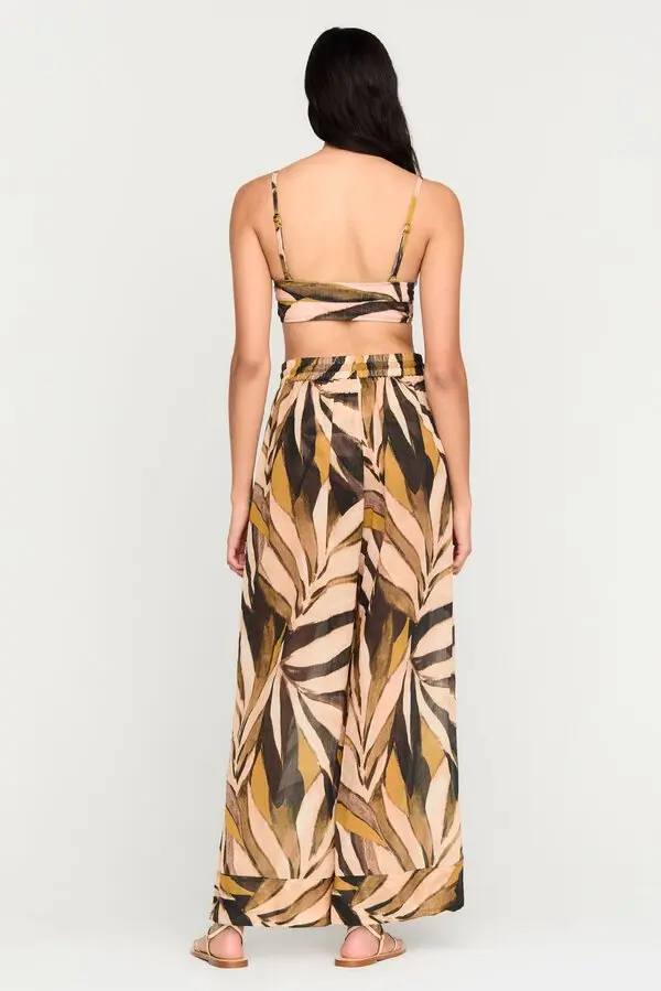 MARIE OLIVER Ariel Palazzo Pants - Tropical Sand