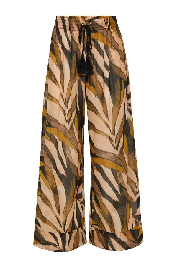MARIE OLIVER Ariel Palazzo Pants - Tropical Sand