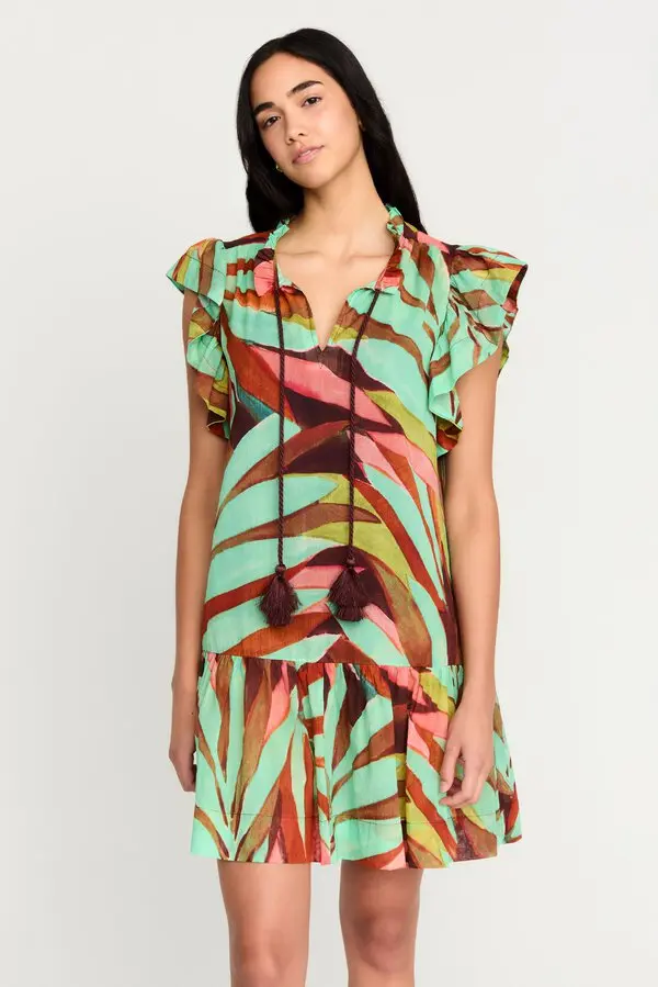 MARIE OLIVER Arie Dress - Tropical Coral