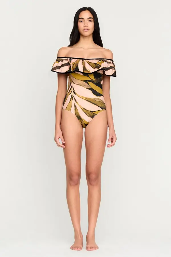 MARIE OLIVER Ellery One-piece Swimsuit - Tropical Sand