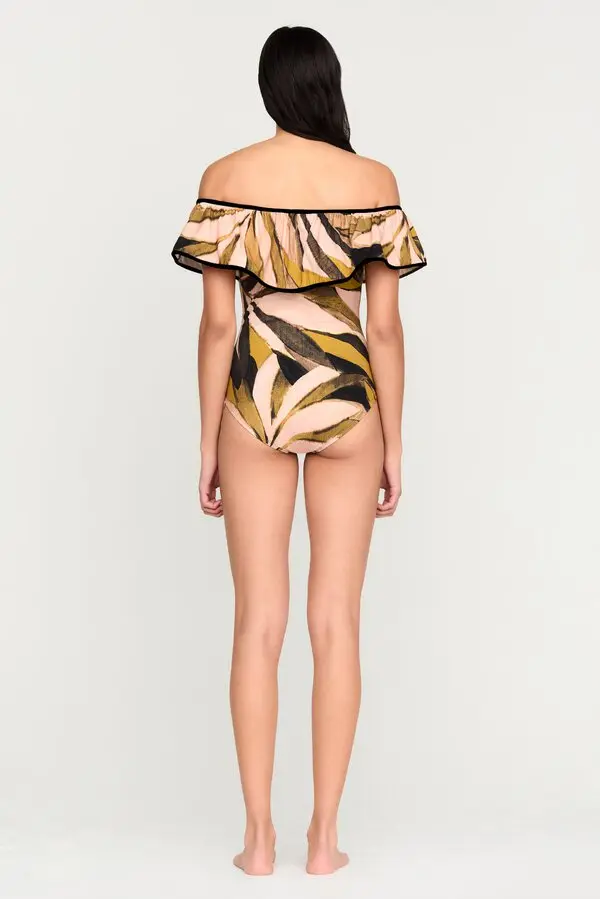 MARIE OLIVER Ellery One-piece Swimsuit - Tropical Sand