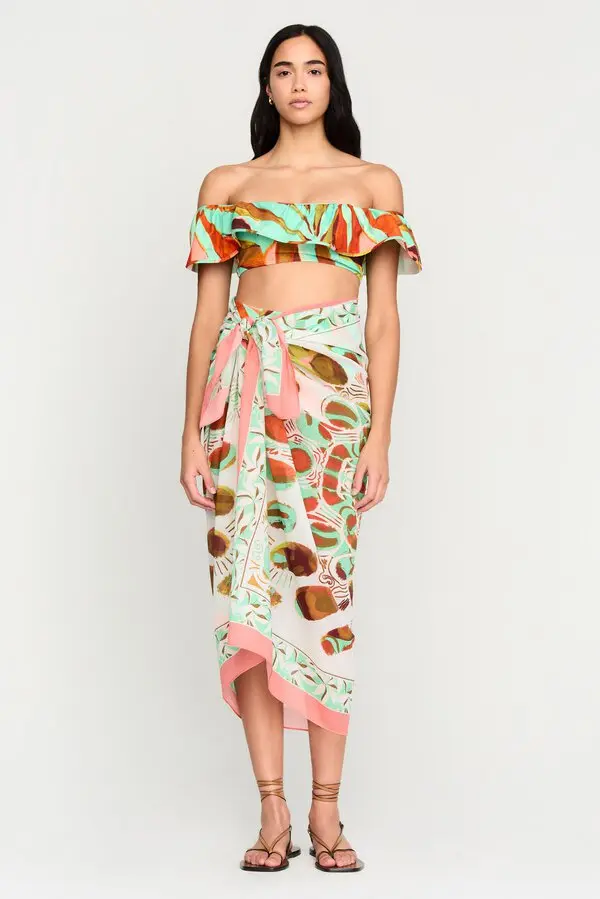 MARIE OLIVER Selena Sarong - Coral Reef