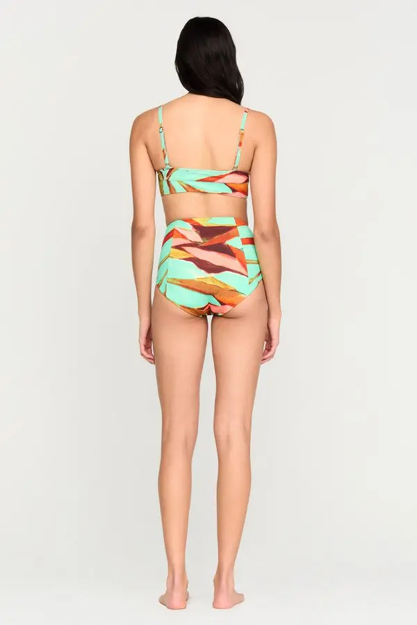 MARIE OLIVER Priya Underwire Bikini Top - Tropical Coral