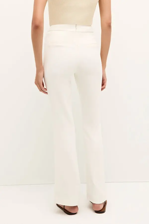 MARIE OLIVER Mia Slim Pant - Bone
