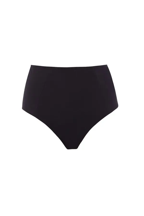 MARIE OLIVER Micha High-rise Bikini Bottom - Black
