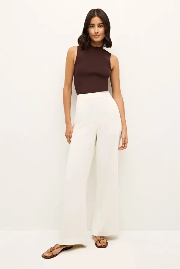 MARIE OLIVER Mia Straight Pant - Bone