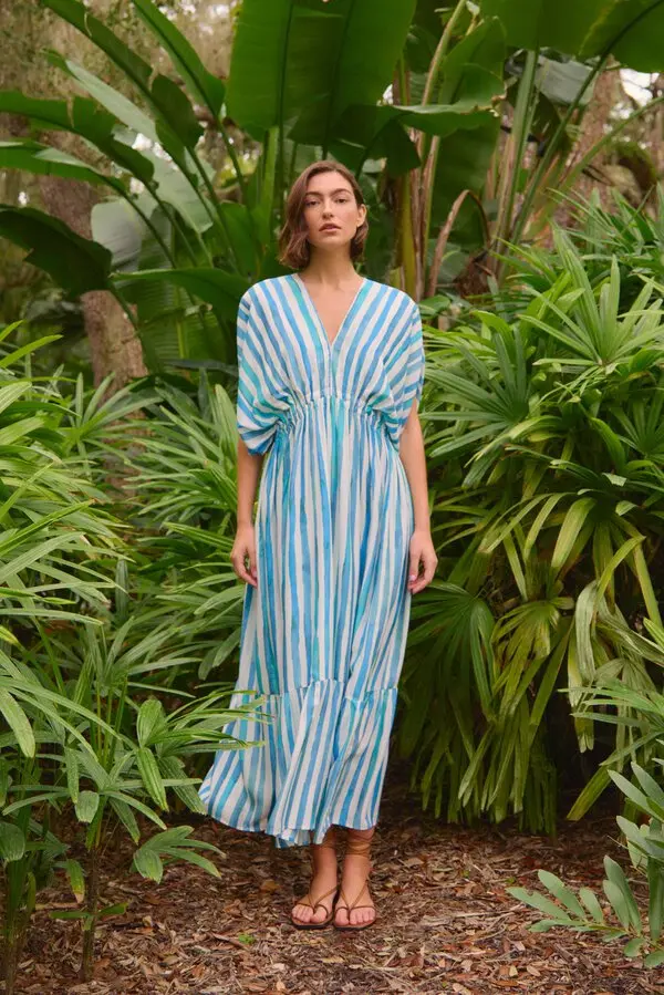 MARIE OLIVER Venus Caftan - Waterfall