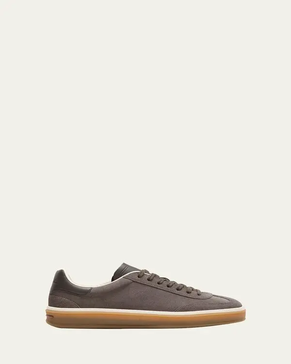 Loro Piana Tennis Walk Low-top Sneakers - Warm Gray