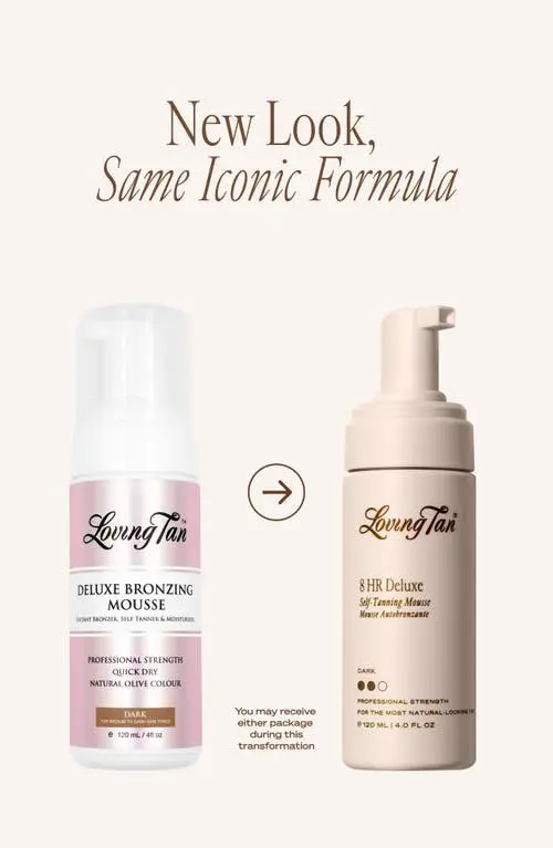 LOVING TAN 8 Hr Deluxe Self-tanning Mousse - Dark