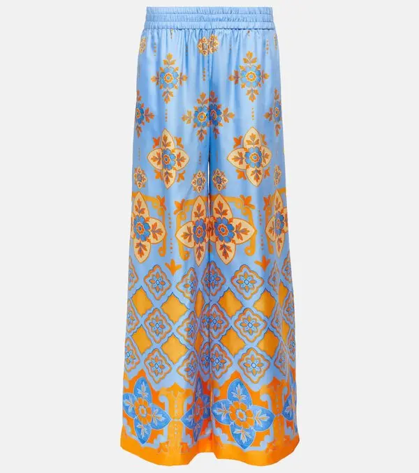 La DoubleJ High-rise Printed Palazzo Pants
