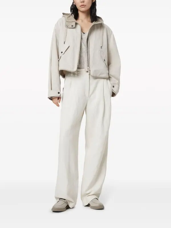 Brunello Cucinelli Hooded Cotton-blend Jacket