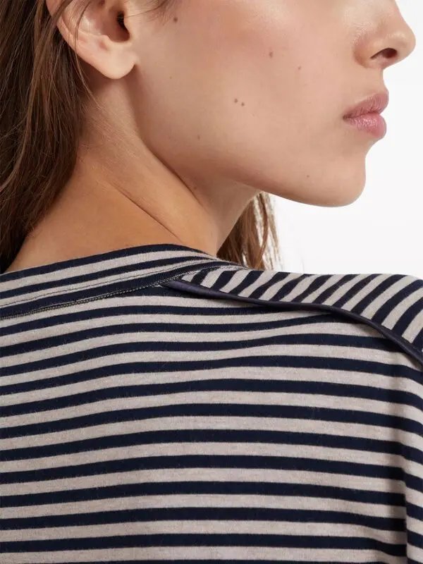 Brunello Cucinelli Striped Cotton T-shirt